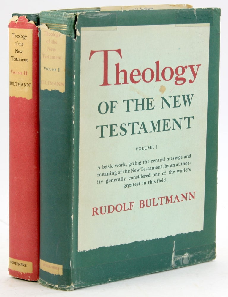 THEOLOGY OF THE NEW TESTAMENT 2 VOLUME SET | Rudolf Bultmann, trans ...